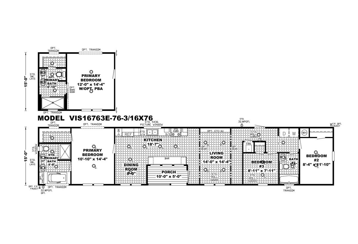 Vision The Ranch House 41VIS16763EH from